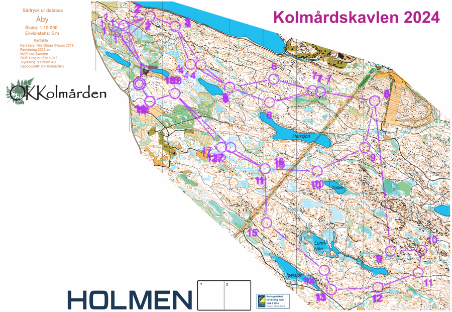 Ravinen och Södertälje-Nykvarn vann Kolmårdskaveln - Orienteringsförbundet